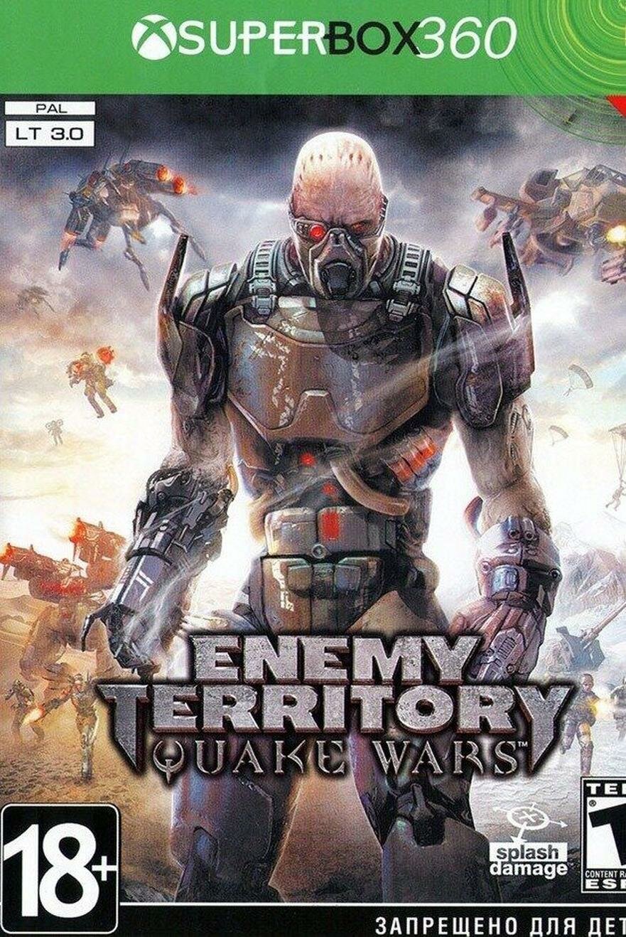 Диск с игрой Quake wars Enemy Territory для X-Box 360 прошивка LT 3.0 (русские субтитры)