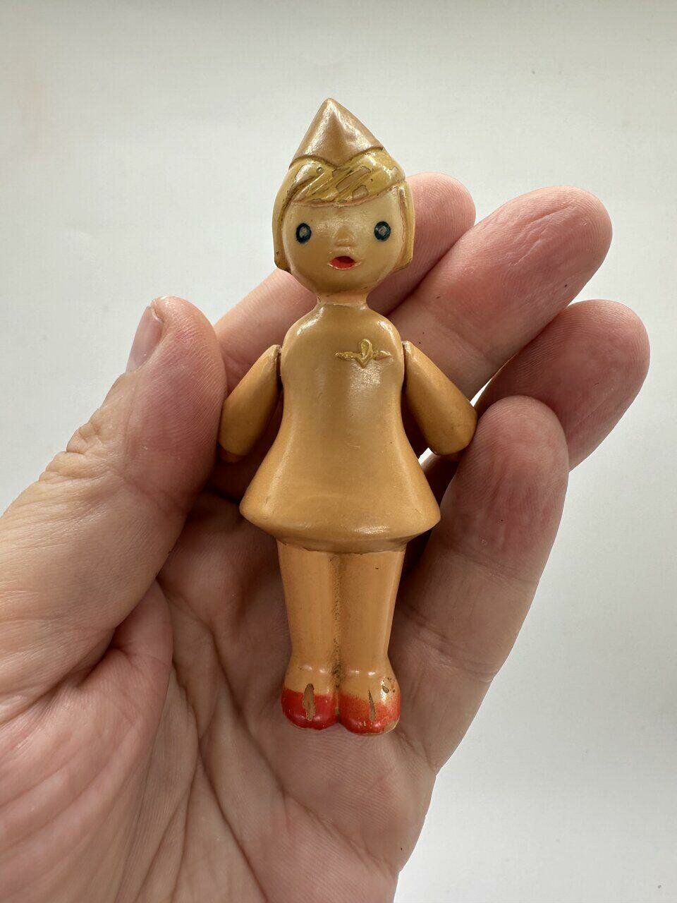 Игрушка Стюардесса редкая 70 годы СССР винтаж