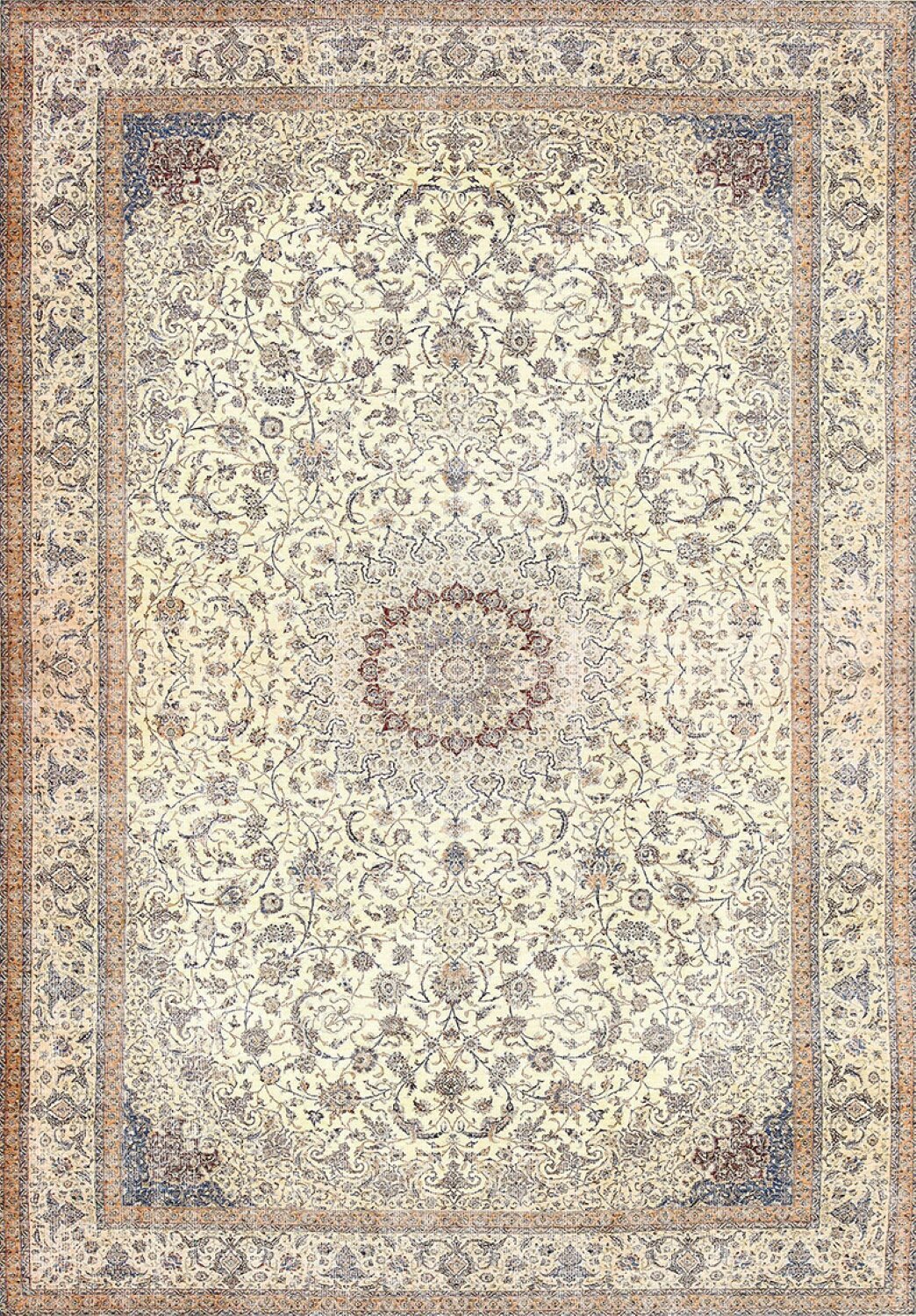 Ковер принтованный на шенилле "Momilani VTL1312 120х180см", противоскользящий