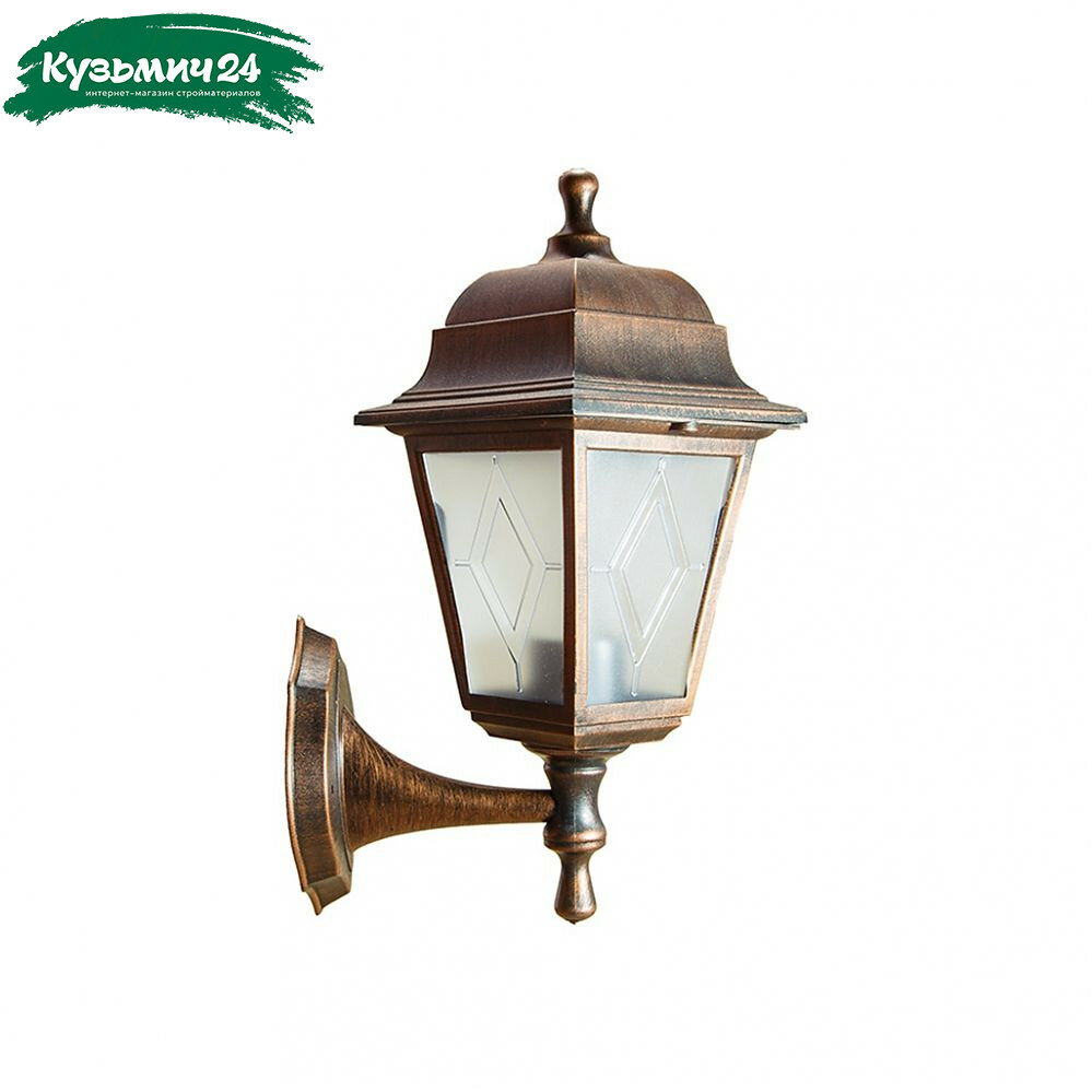 Светильник уличный Uniel UUL-A01S накладной, 60 Вт, E27, IP44, медный