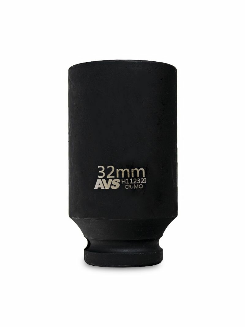 Головка торцевая ударная глубокая 6-гранная 1/2" DR, 32 мм, AVS (A40953S)