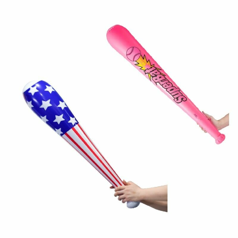 2 шт розовый американский флаг Надувная бейсбольная бита