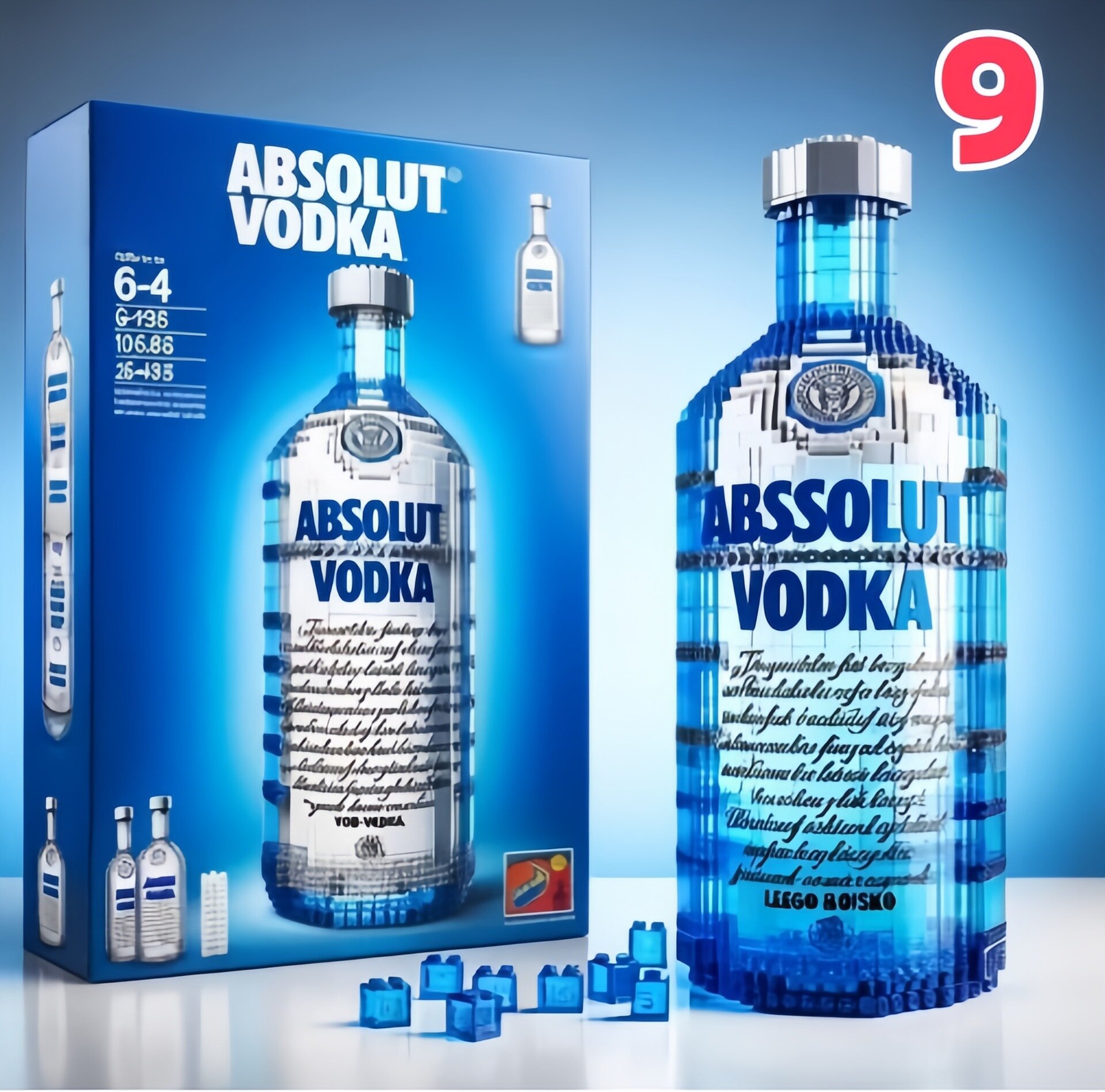 Строительные блоки, бутылки для виски, бутылки для иностранного вина, украшения, креативные бутылки для вина, игрушки, подарки, образовательные подарки, хороший выбор для индивидуальной настройки.