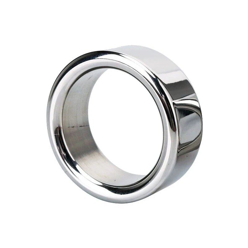 Кольцо на член из нержавеющей стали, секс-игрушки для мужчин для задержки эякуляции, замок для бондажа, металлические кольца, растяжка мошонки, секс-игрушка 28mm