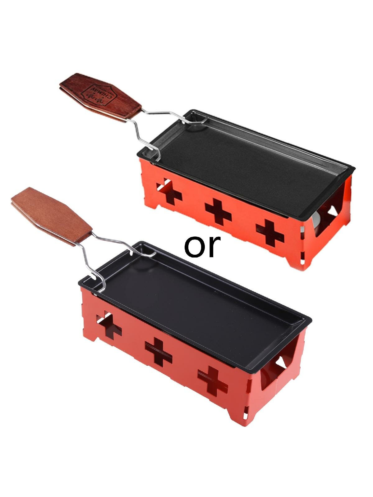 Портативная сковорода для сыра, раклетница, духовка, гриль, противень, лопатка для плиты