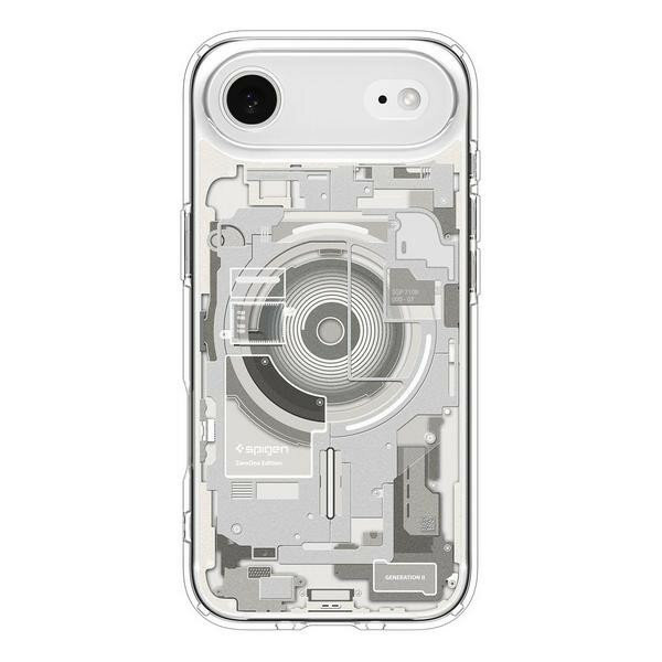 Чехол Spigen Ultra Hybrid (MagFit) для iPhone Air Zero One Natural Titanium (ACS10057)
