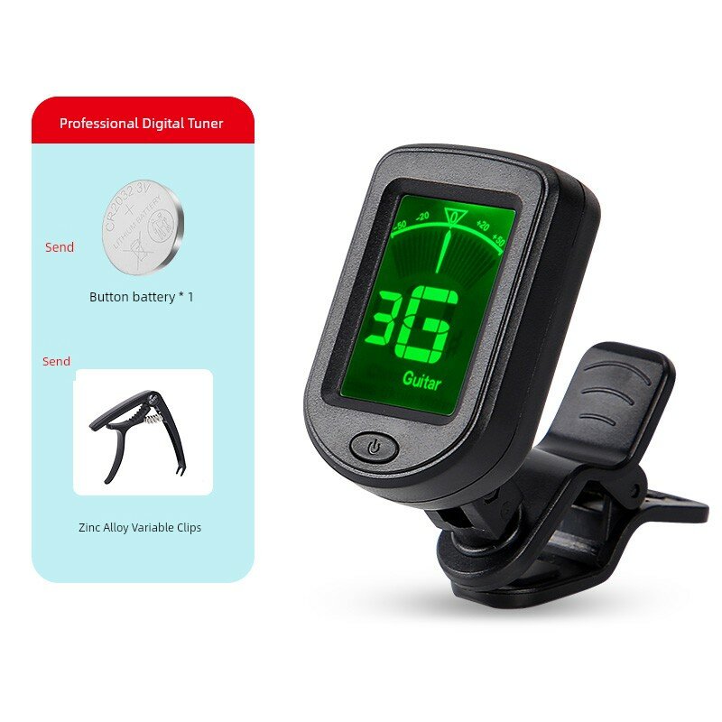 Гитарный тюнер, тюнер для укулеле, универсальный народный классический тюнер для электрогитары, аксессуары для