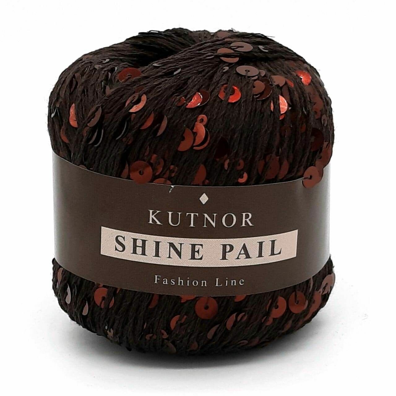 Пряжа с пайетками Kutnor Shine Pail (025) 1 моток 100 г/120 м