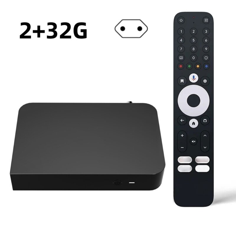 HDTV Box S905Y4B Чип 4K WiFi Bluetooth-совместимый Медиаплеер Телеприставка 100M 2G 32G для Домашнего Кинотеатра Развлечений