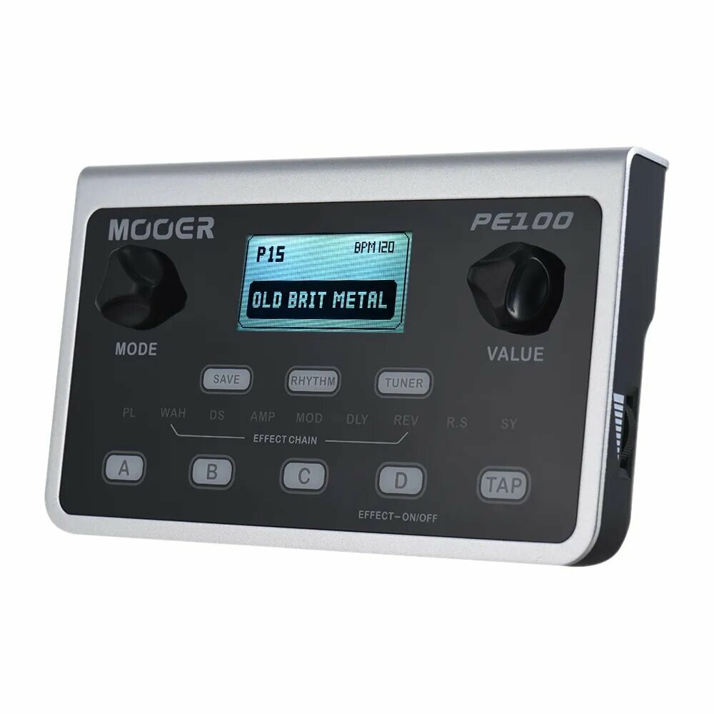 PE100 100-240V, MOOER, Процессор эффектов, Гитарный, Tomshoo