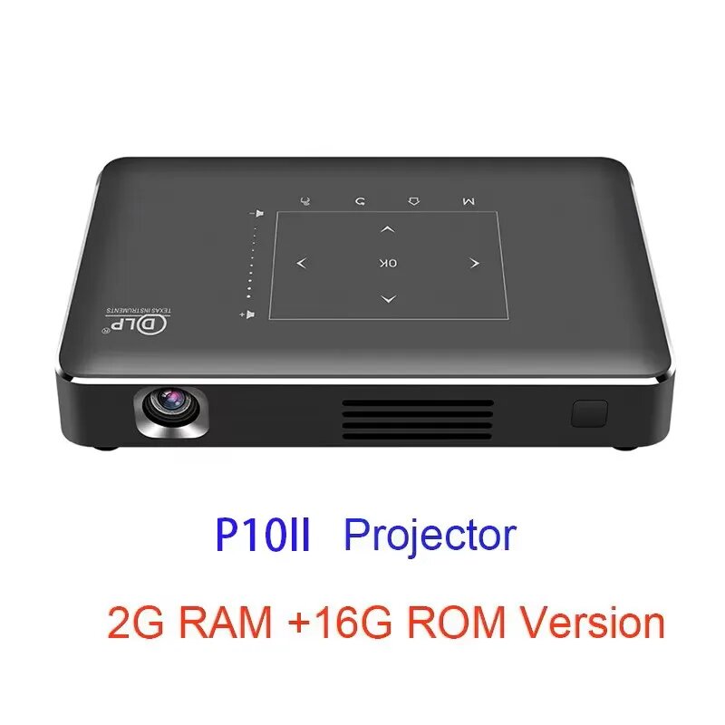 Smartldea Mini Smart DLP 3D проектор Европейская вилка (EU Plug), 2G 16G