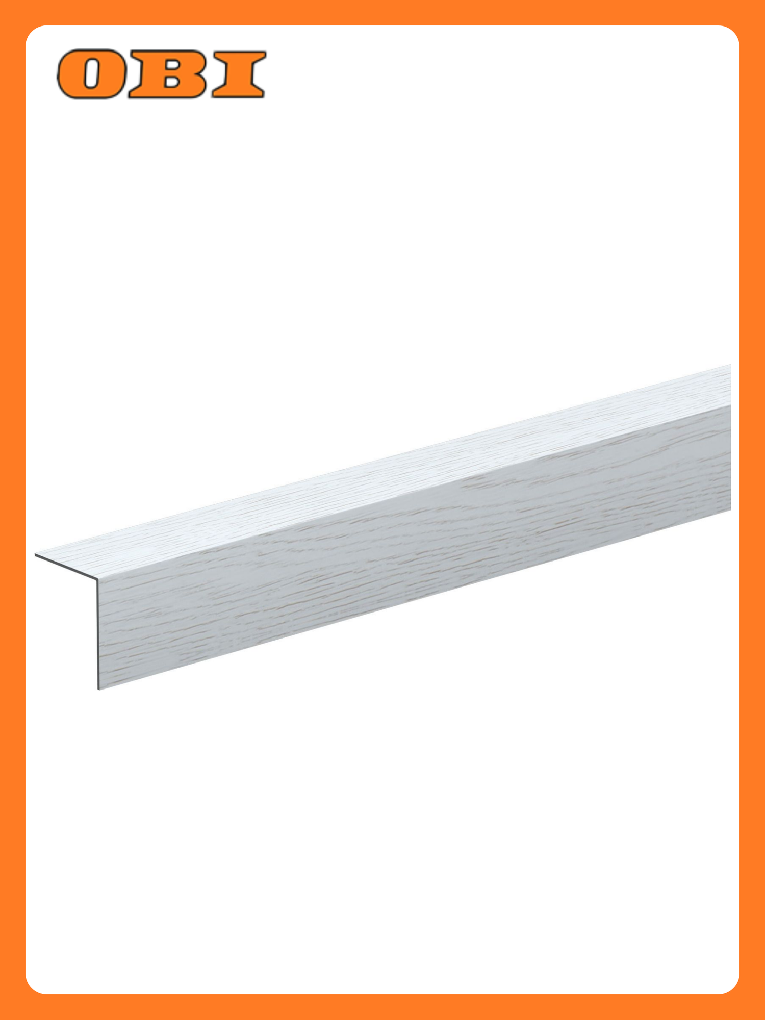 Угол арочный ПВХ идеал 253 ясень серый 20Х12Х2700ММ