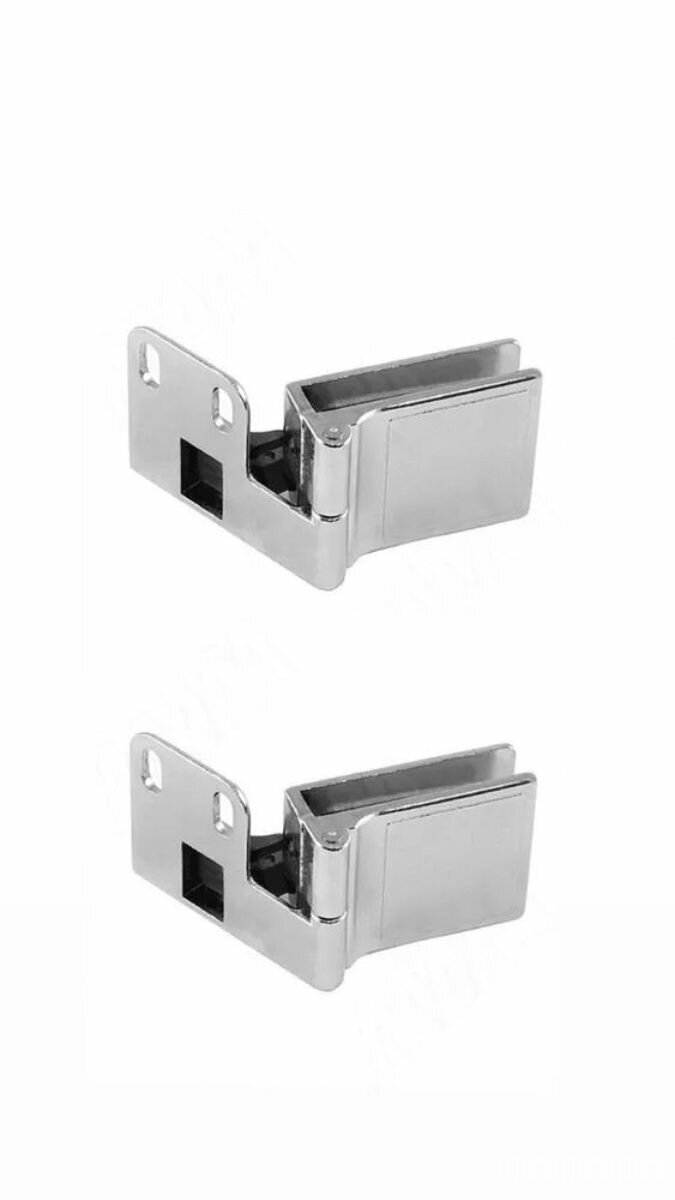 Эксклюзивные петли 2шт для стеклянных фасадов, толщина 46 мм