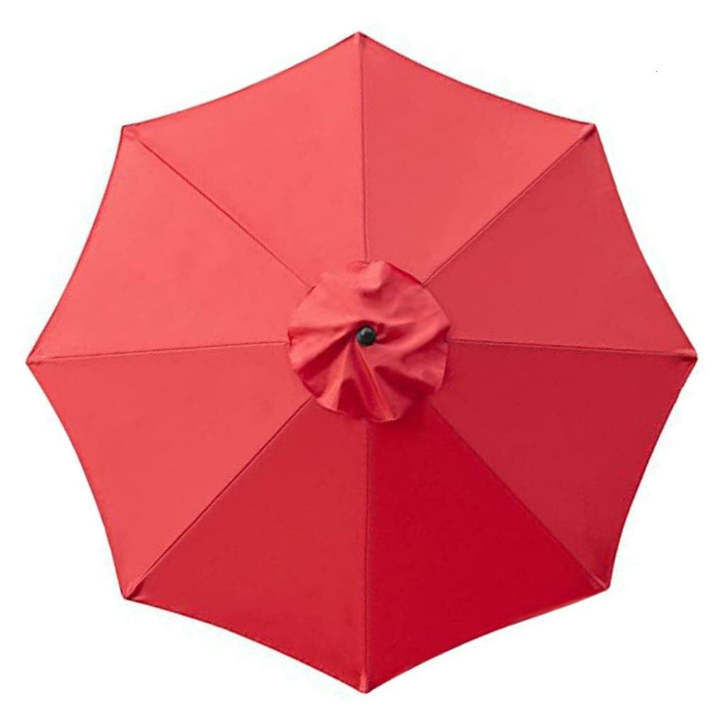Уличный зонт от солнца, уличный непромокаемый зонт от солнца, садовый зонт, диаметр 2 метра, 6 костяных поверхностей зонта можно заменить-красный