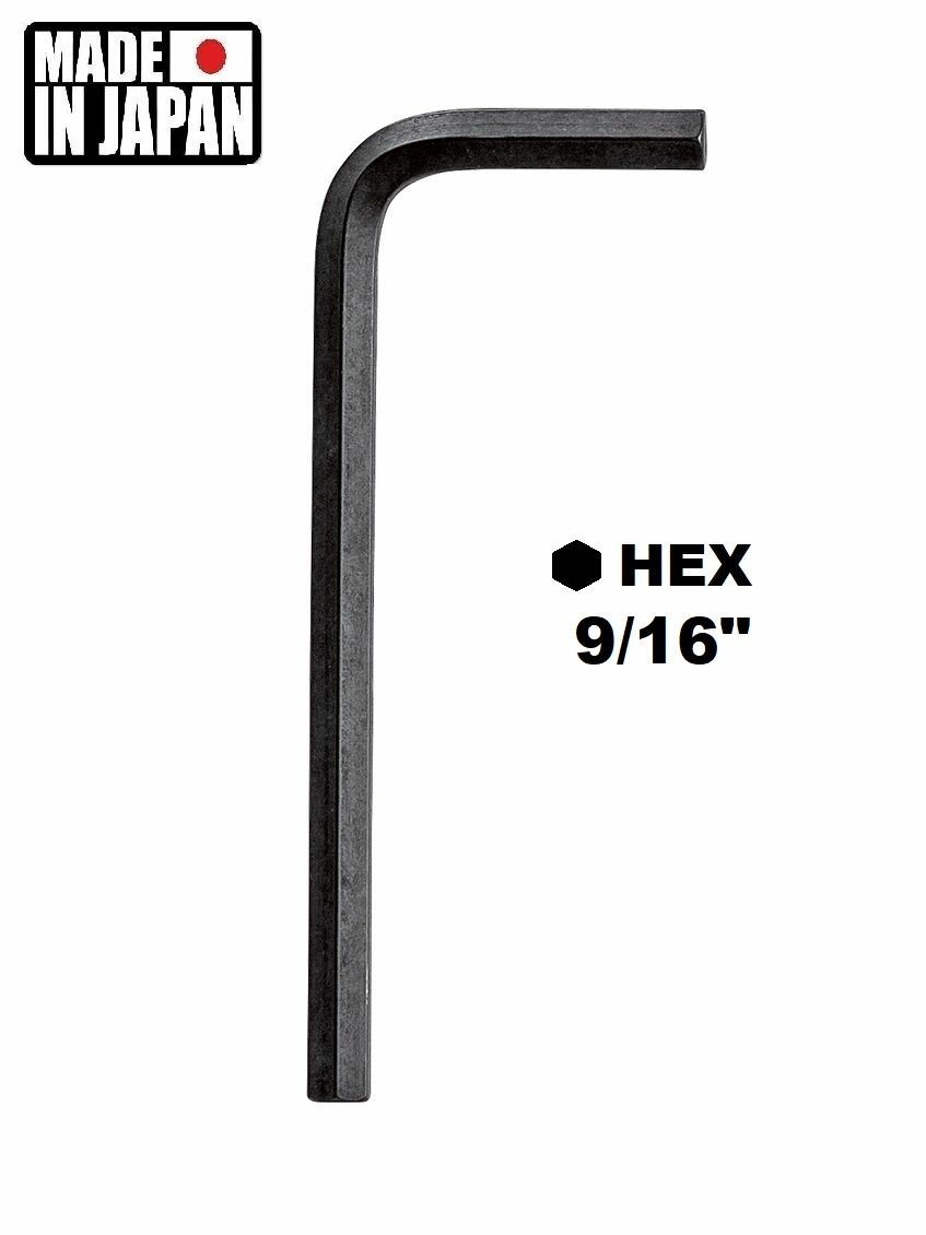 9/16" дюйм. Сделано в Японии шестигранный ключ 001-9/16 EIGHT