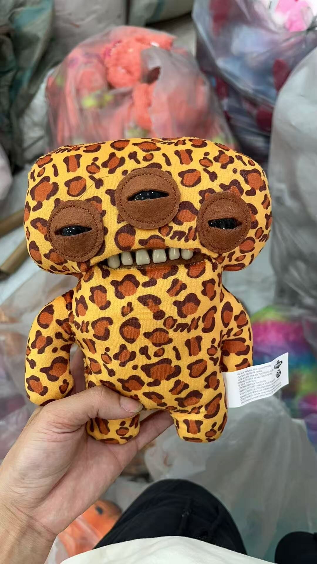 Fugagler big teeth милые зубы монстра Фанк монстр кукла плюшевая игрушка