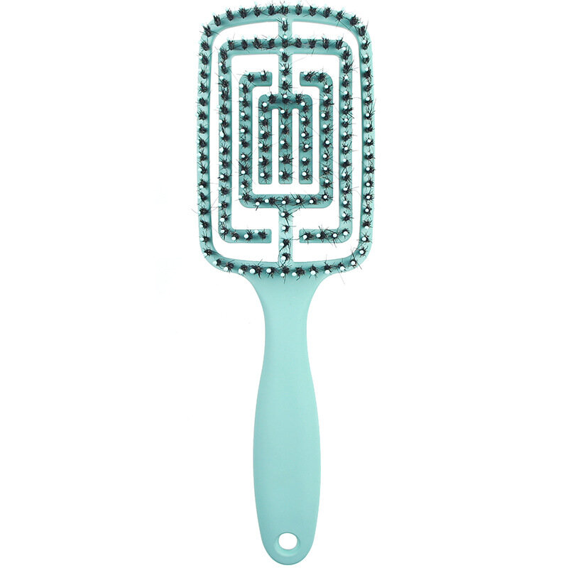 Горячая продажа: Большой изогнутый гребень с восьми-когтями, массажный гребень для головы, гребень для укладки, гладкий изогнутый гребень для волос, гребень с москитной спиралью