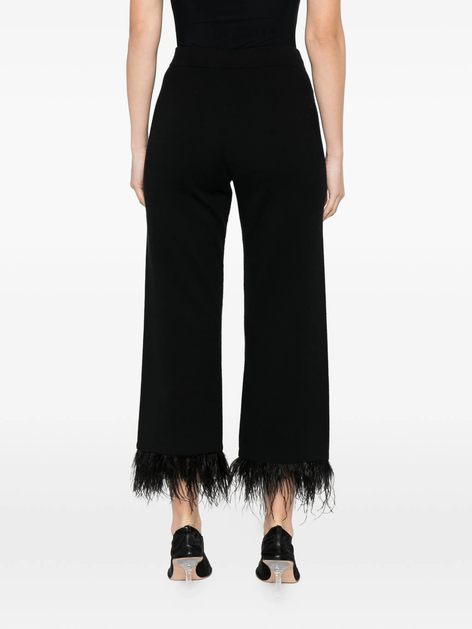 Брюки philo-sofie Feather-hem trousers, размер 36, black/black — фото 1