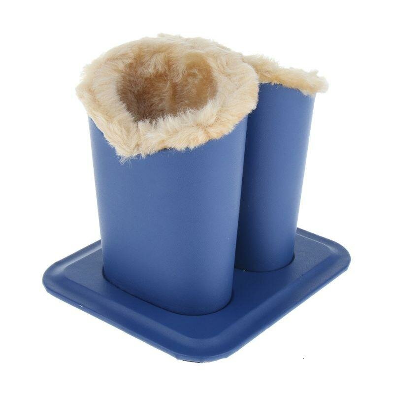 Магнитный чехол для очков с плюшевой подкладкой, Синий