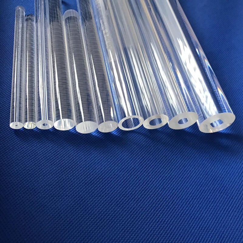 Кварцевые трубы 15-50 мм с смотровым стеклом ID20XOD30x100mm