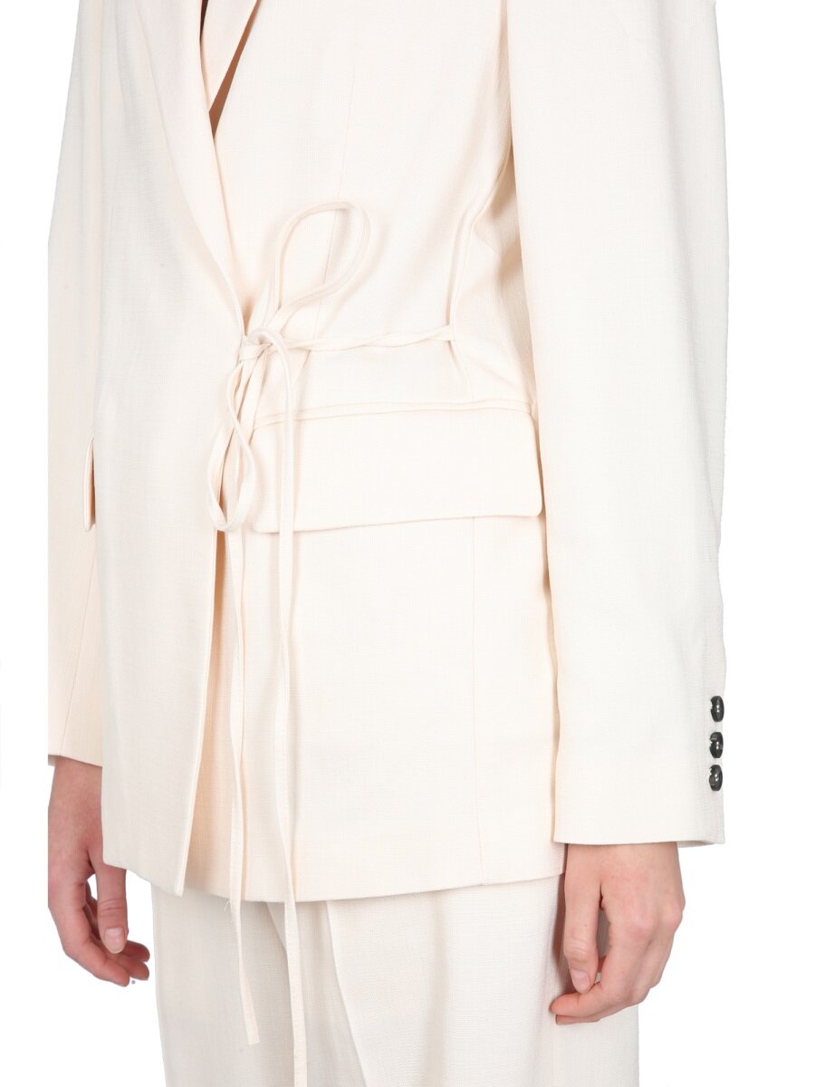 Куртка MSGM, размер 40, ivory — фото 1