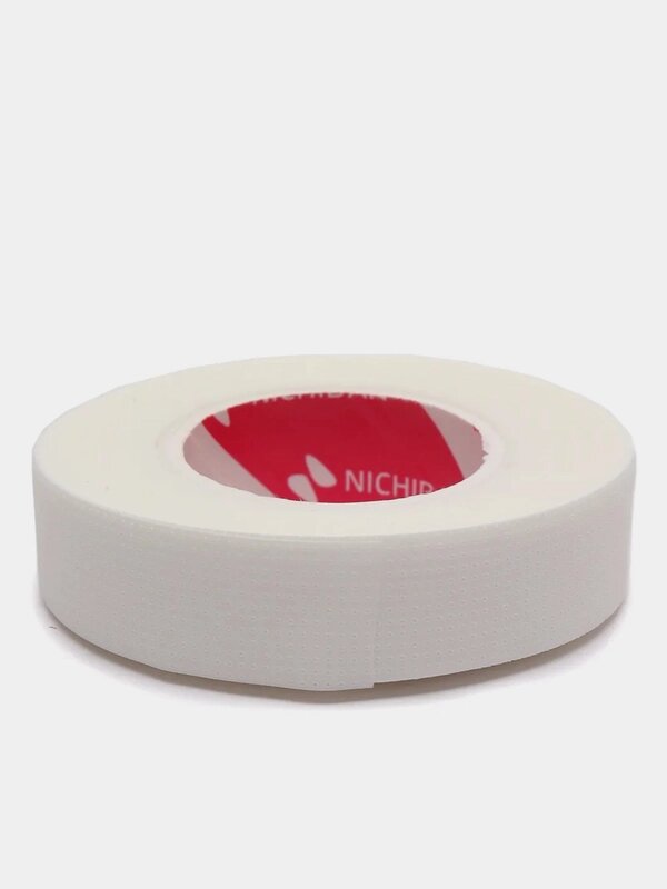 Скотч японский для наращивания ресниц с перфорацией (белый медицинский пластырь)