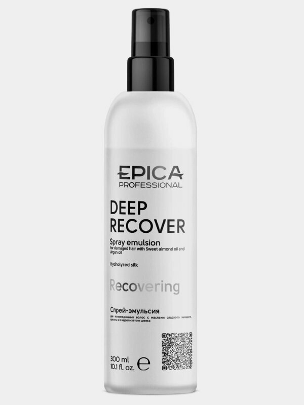 Спрей эмульсия Epica Deep Recover для поврежденных волос 300 мл