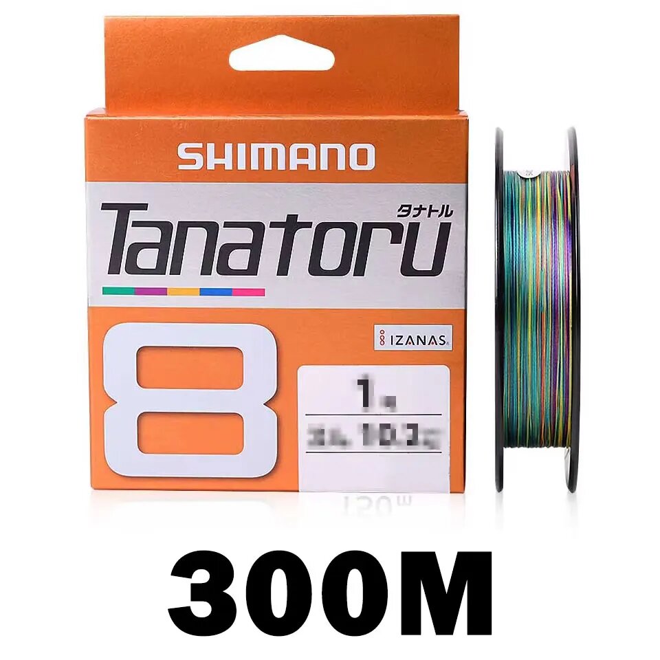 SHIMANO Tanatoru/GRAPPLER Плетеная рыболовная леска 8 жил 0.6, Tanatoru 300M