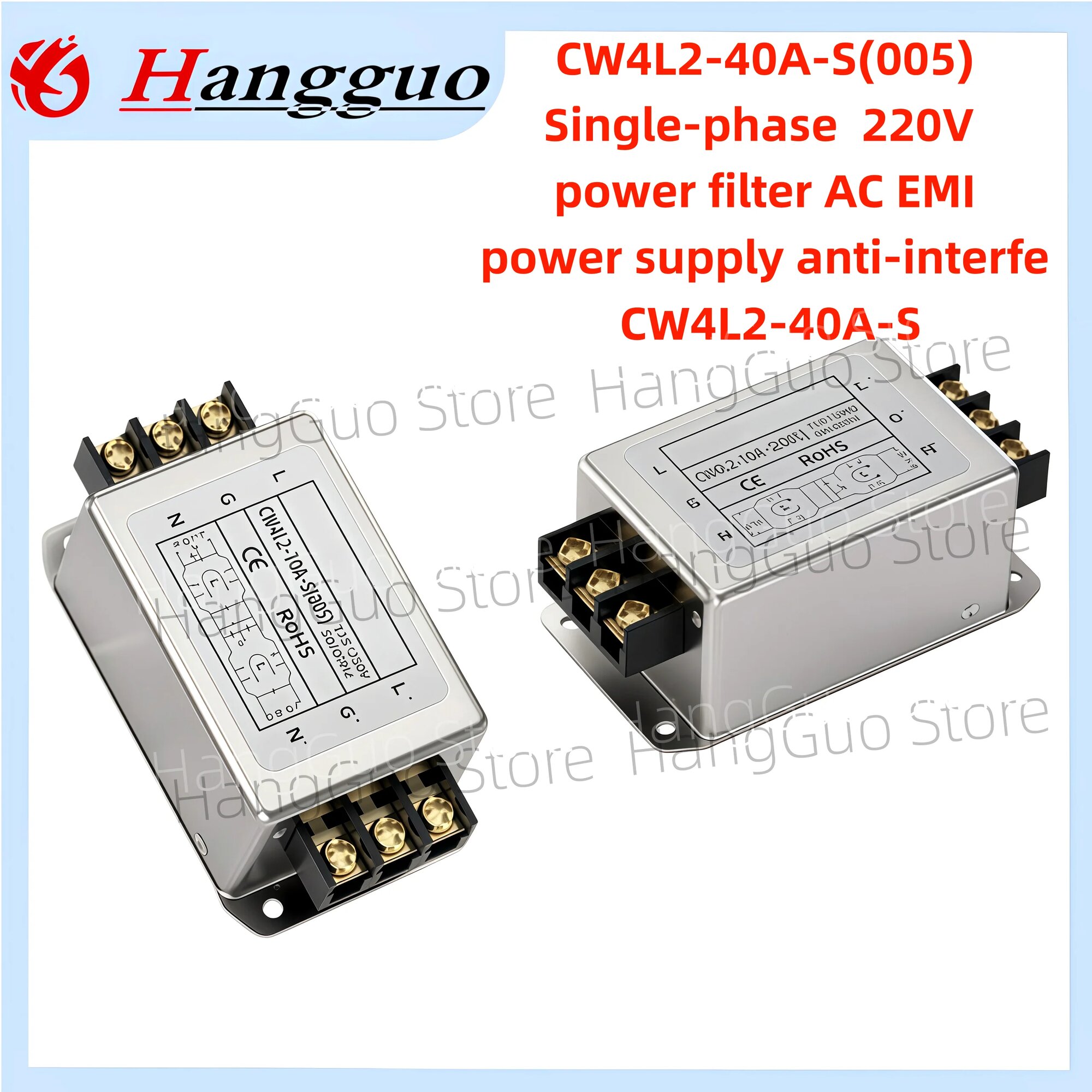 Фильтр питания CW4L2-40A-S(005) 220В