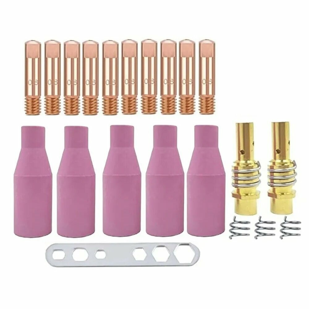 Контактные наконечники для сварки, для 15AK для Комплекта Принадлежностей Сварочной Горелки MIG Наконечники диаметром 0,9 мм