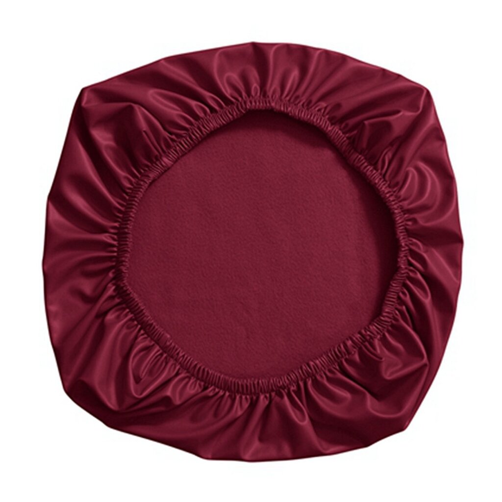Водонепроницаемый эластичный чехол для подушки из искусственной кожи для лица офисного кресла-Винно-красный