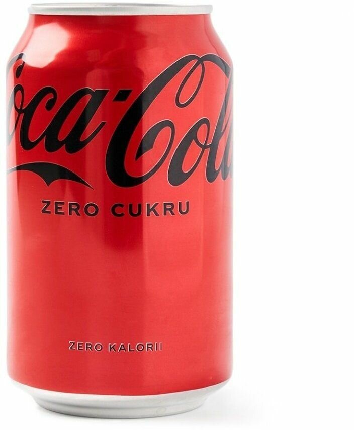 Напиток COCA-COLA ZERO CUKRU сильногазированный 330мл