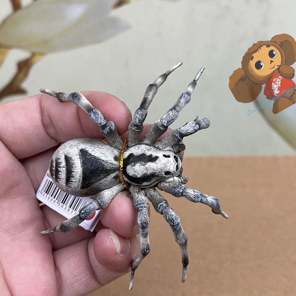 Фигурка паука-птицееда Papo 50190, реалистичная модель, 8см, познавательная, развивающая