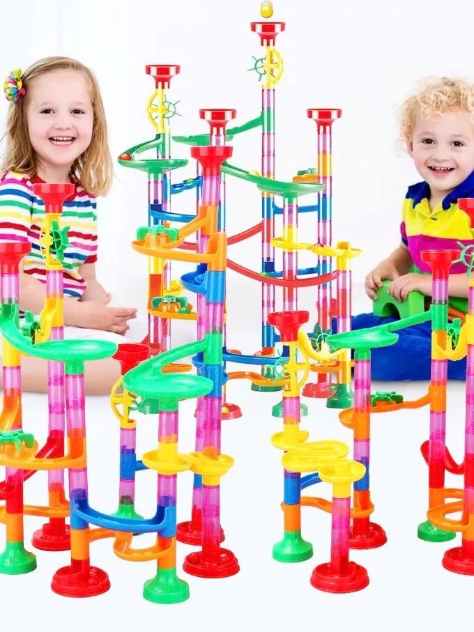 Конструктор лабиринт Турбо шарики Marble Run детский пластиковый для малышей