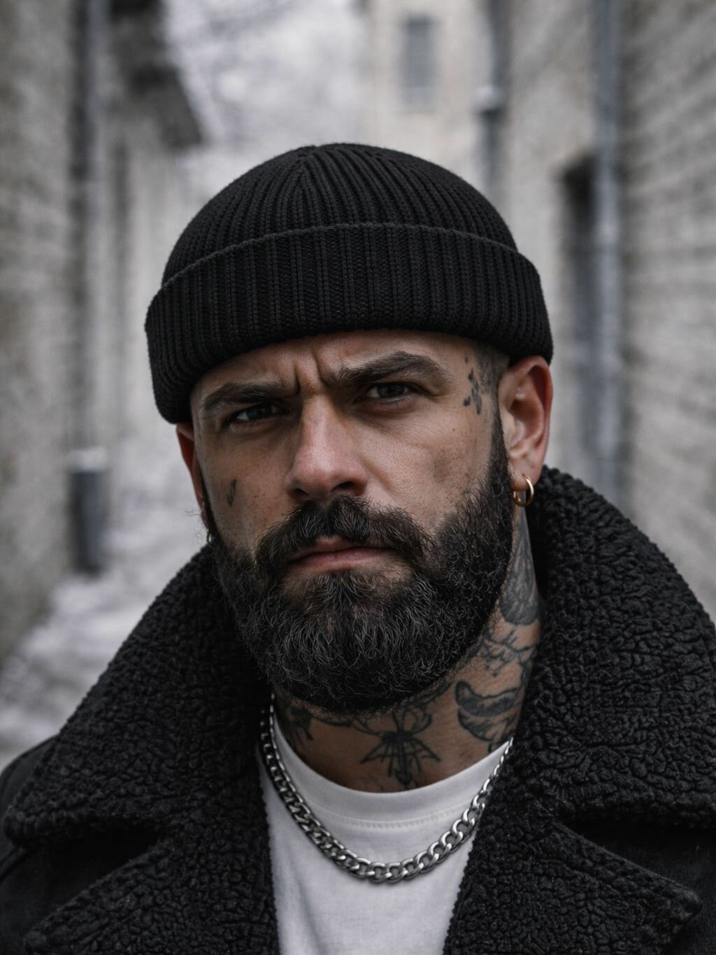 Шапка-бини Осень-зима 2025 для мужчин