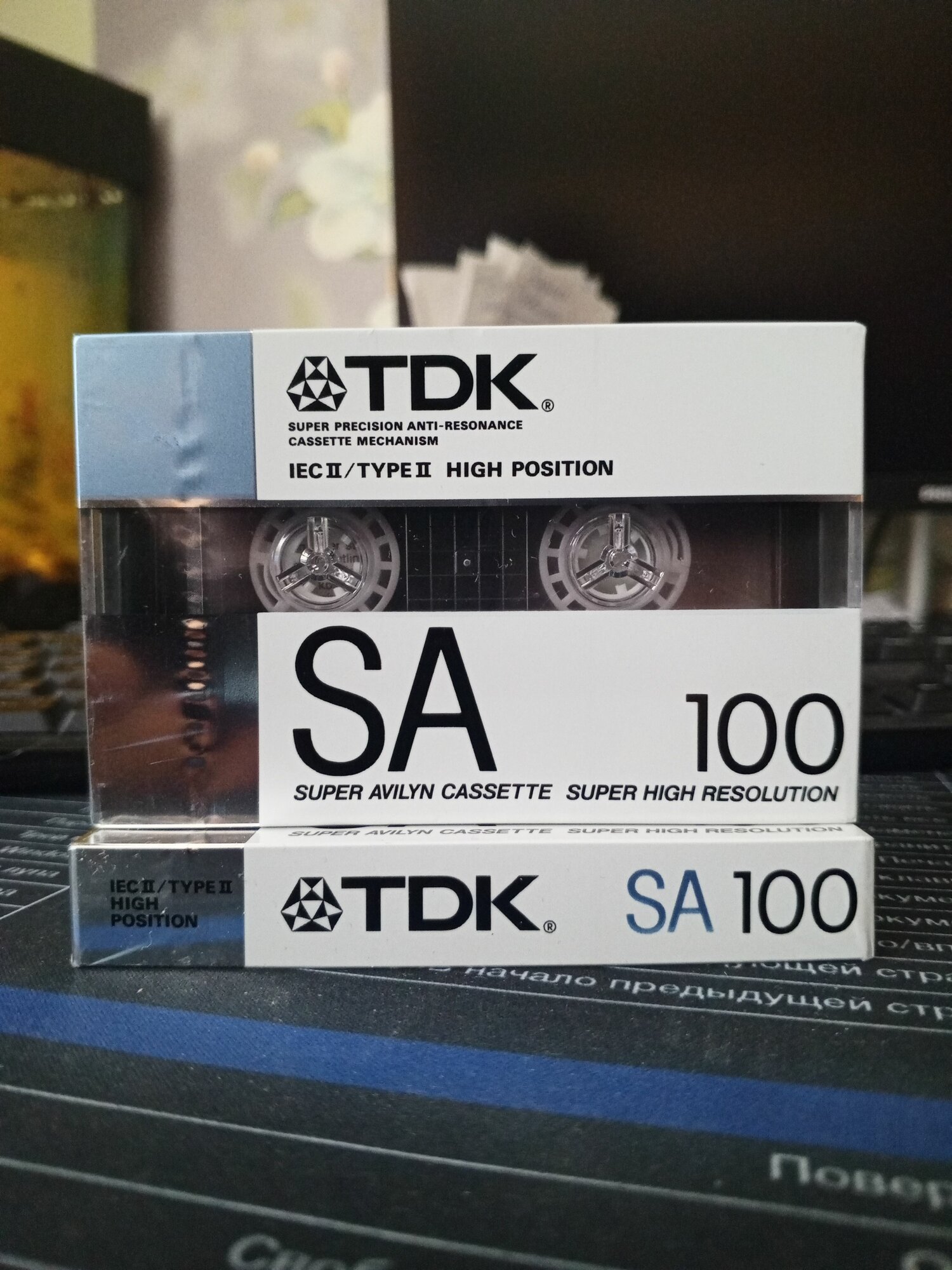 Аудиокассета TDK SA-100 crom (1988г,1 шт)