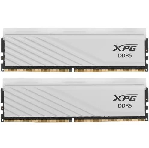Оперативная память XPG Lancer Blade, DDR5, 32Gb (2x16Gb), 6000MHz, CL30, DIMM, с радиаторами, RGb, белый