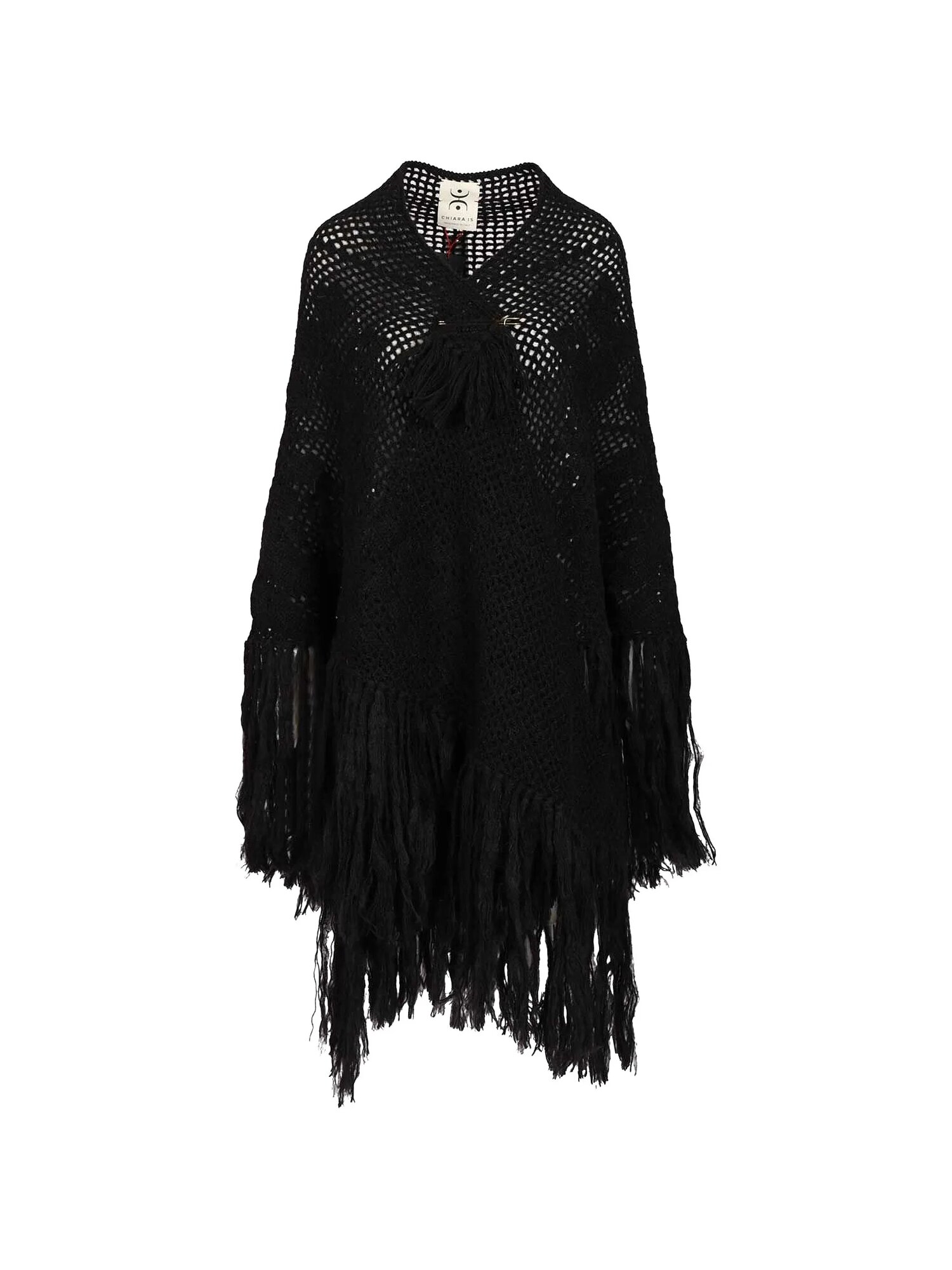 Накидка Peonia fringed poncho