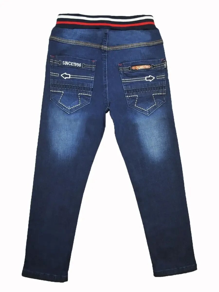 Джинсы Yuke jeans Базовая коллекция, размер 19/116, синий — фото 1