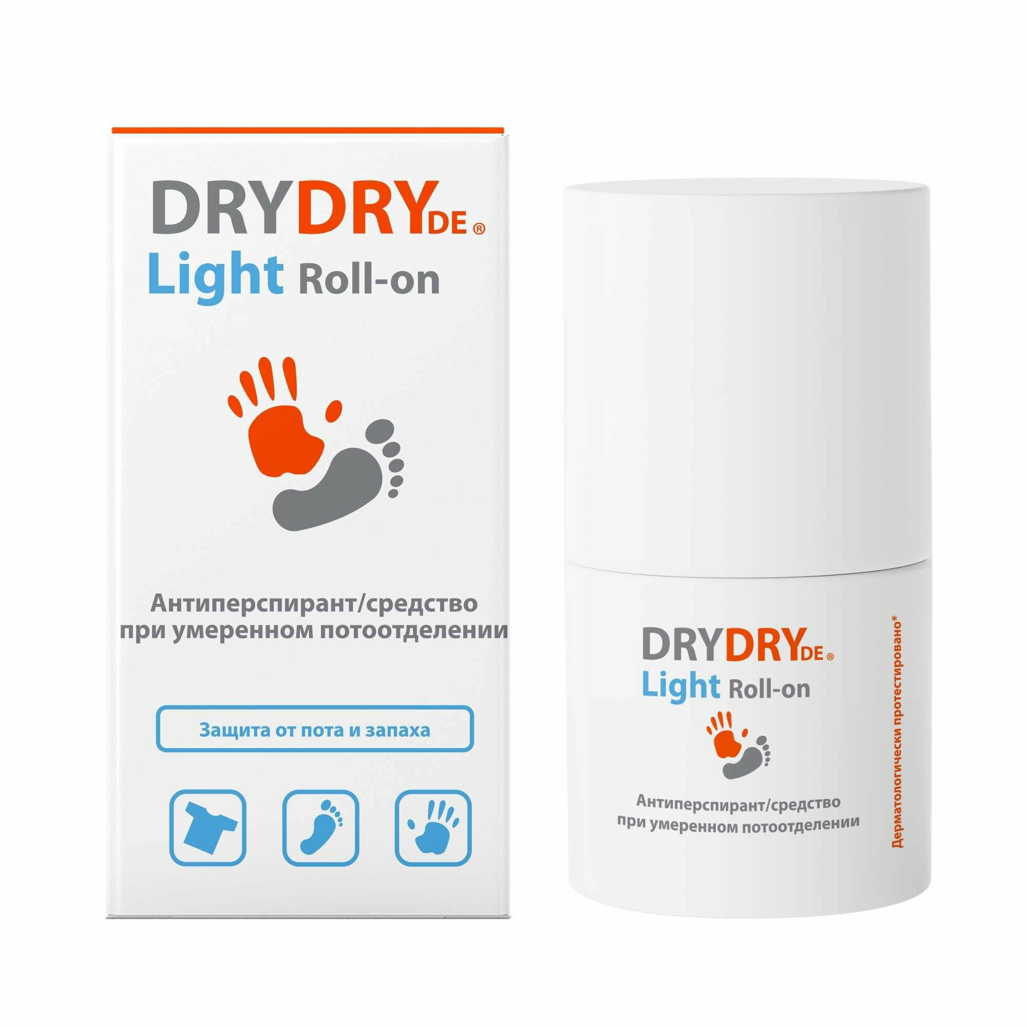 Антиперспирант при умеренном потоотделении Light Dry Dry De/Драй Драй Де фл. 50мл