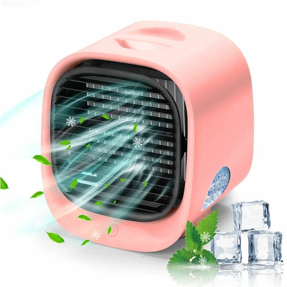 Мини Кондиционер - вентилятор Air Cooler Storm Arctic. 3 скорости и ночная подсветка. Водяное охлаждение и увлажнение.