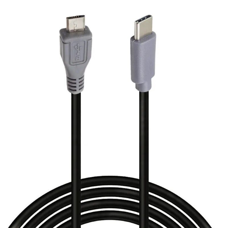 Кабель-адаптер USB Type-C на Micro USB CY 25см/50см/1м 1M, Type-C-micro 5P OTG