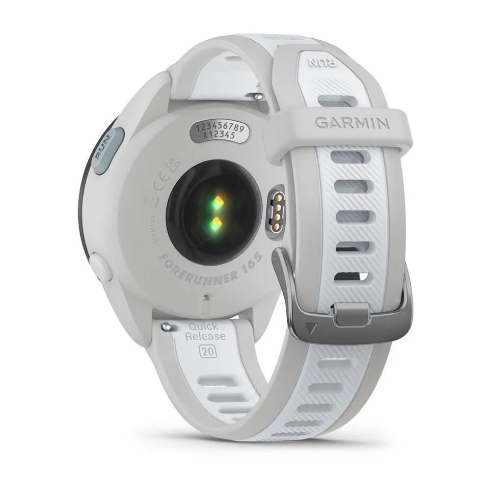 Часы Garmin Forerunner 165 43mm Amoled Mist Gray Whitestone — фото 1
