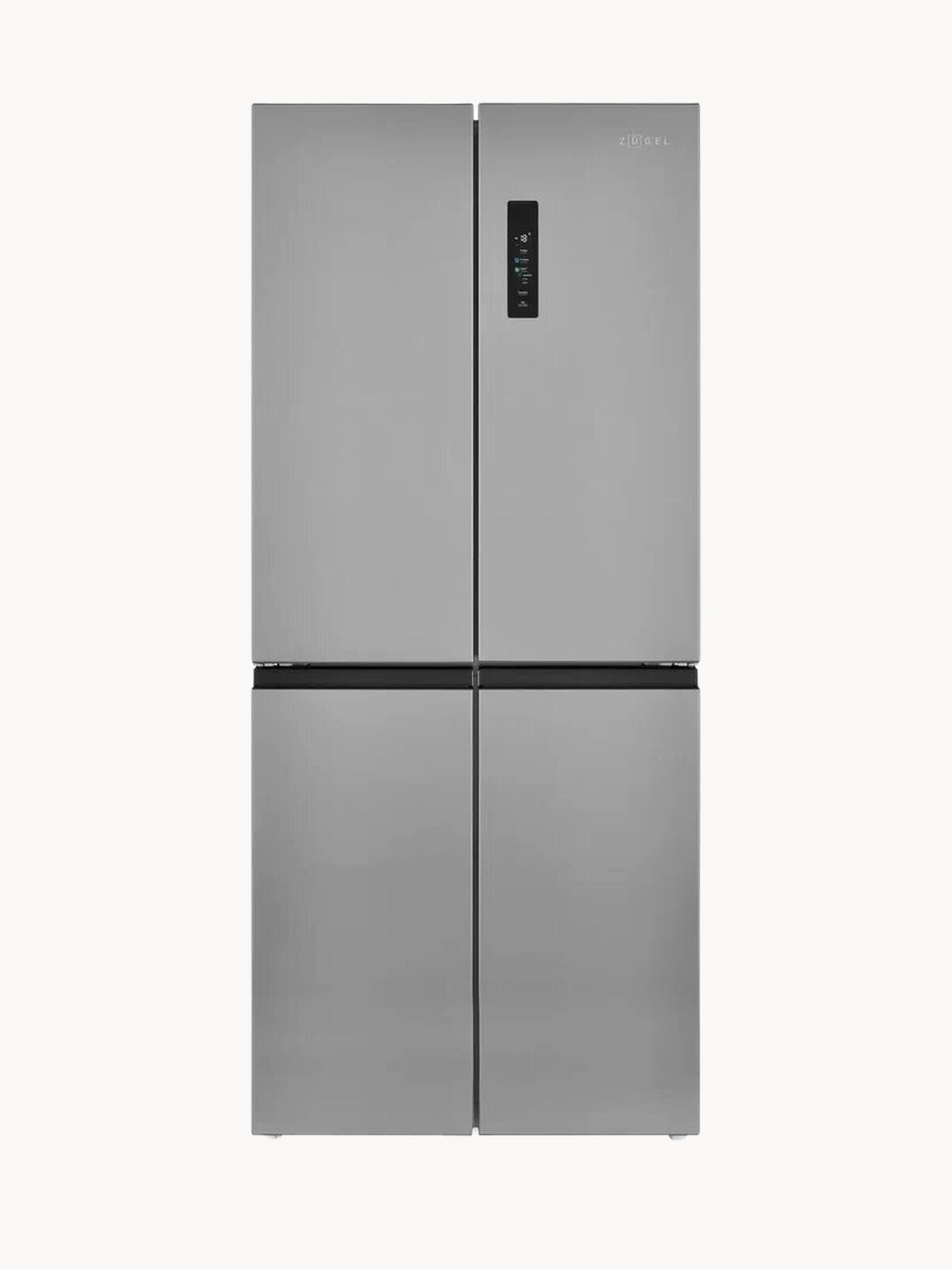 Холодильник отдельностоящий Cross Door ZUGEL ZRCD430X, нерж. сталь