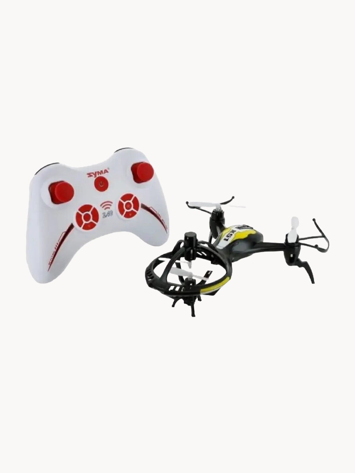 Квадрокоптер SYMA X51, с гироскопом, защита винтов, черный, от 14 лет