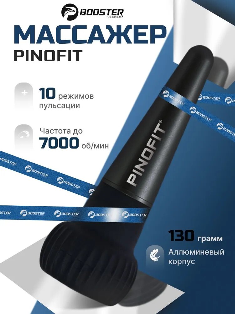 BOOSTER BOLUOJUN Pen Перкуссионный массажный пистолет для тела, шеи, плеч, спины и ног, ручной ударно-кулачковый массажер, 10 режимов вибрации, портативный, для снятия напряжения и усталости