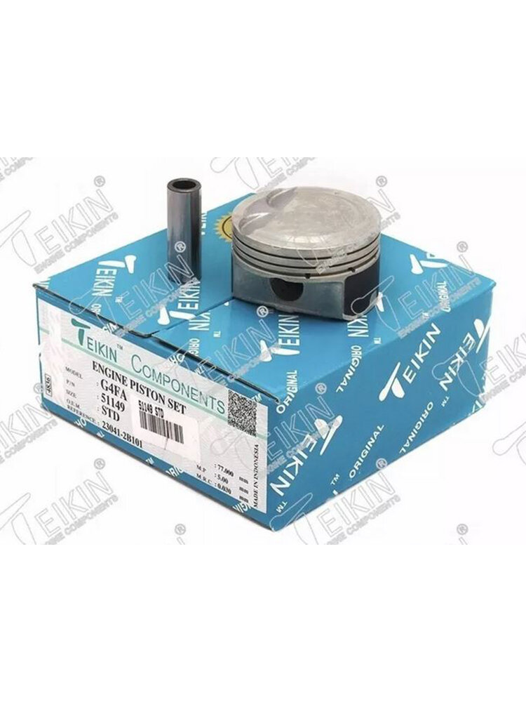 Комплект поршней Teikin 51149STD, для Hyundai G4FA