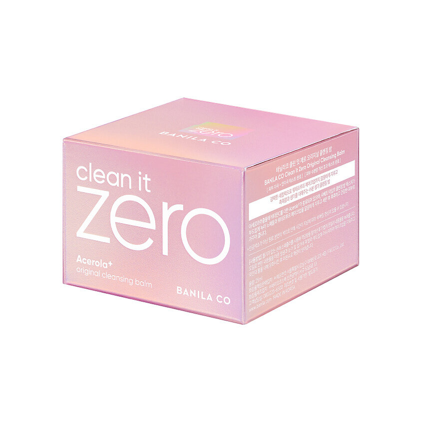 BANILA CO Бальзам для лица очищающий Clean It Zero Original Cleansing Balm, 180 мл