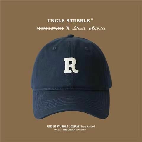 Летняя новая стандартная мужская бейсболка для гольфа R в корейском стиле, повседневная шляпа, хлопковая модная , фуражка