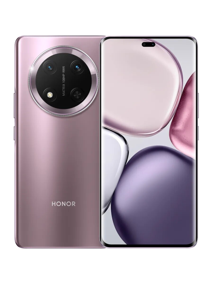 Смартфон Honor X9c 5G, память 12/256 ГБ, цвет титановый фиолетовый